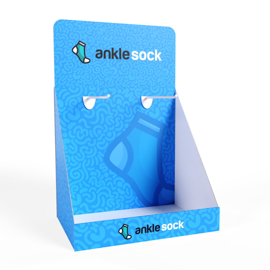 Espositore da Banco con Ganci per Prodotti | Espositore per Blister