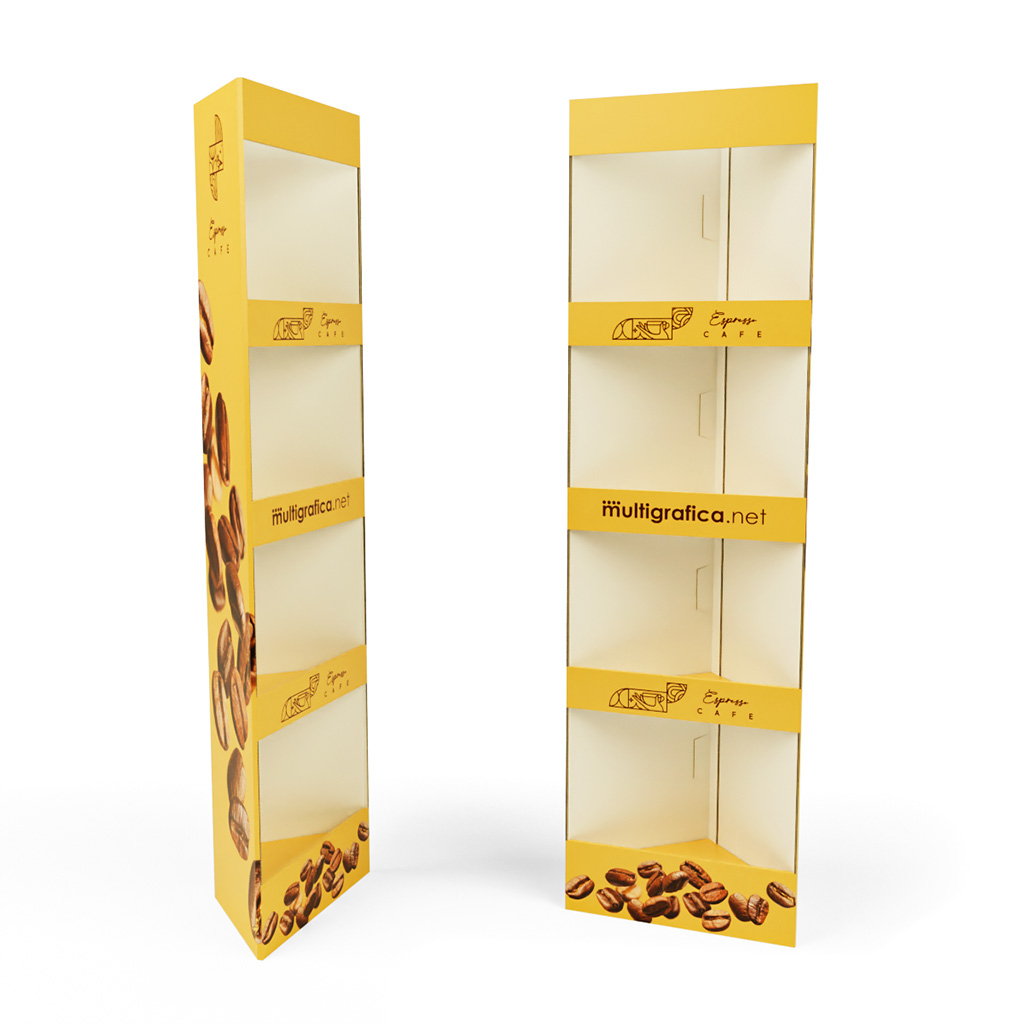 Espositore da Terra in Cartone | Espositori personalizzati