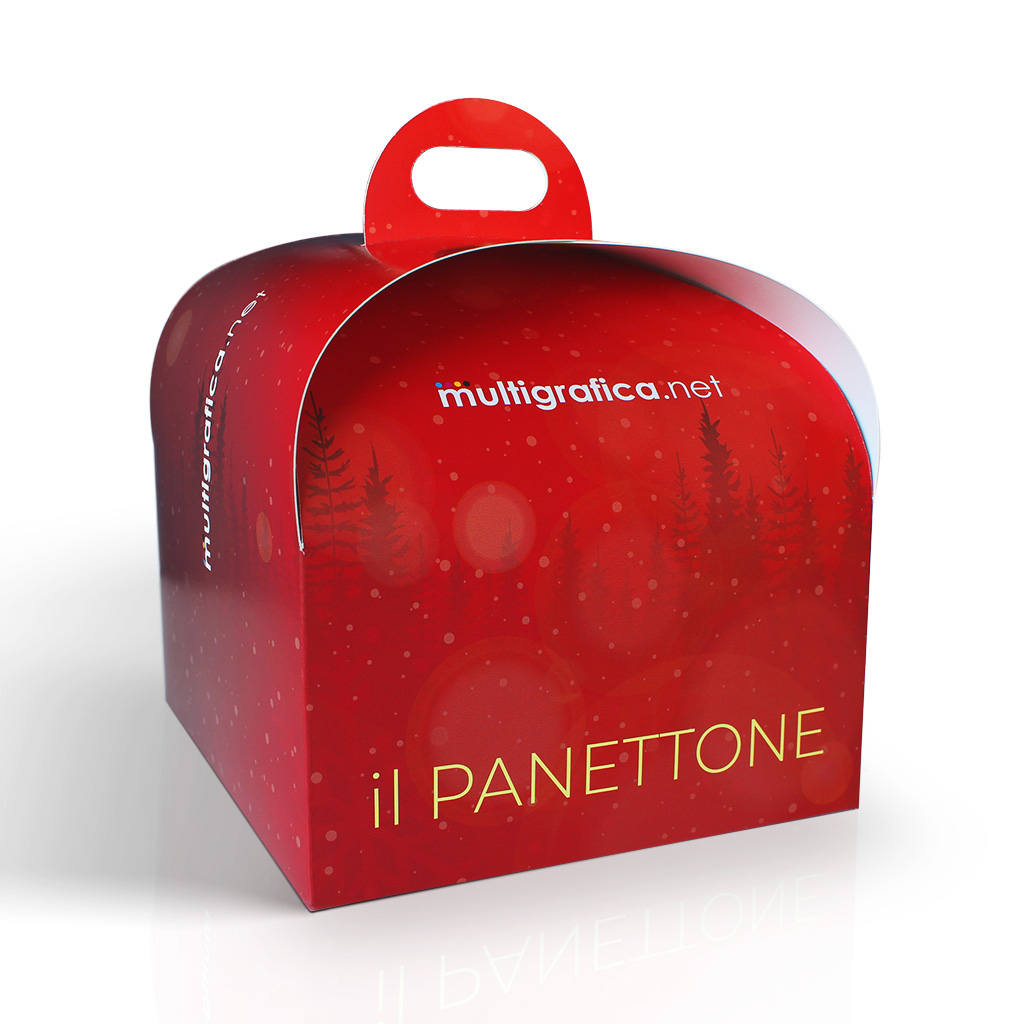 Scatola Panettone personalizzata | Packaging natalizio